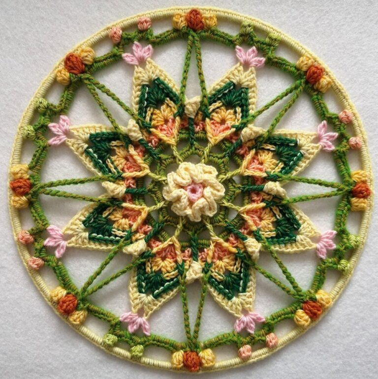 Shattered Dreamscape Mandala - Free Pattern - Crafts Ideas