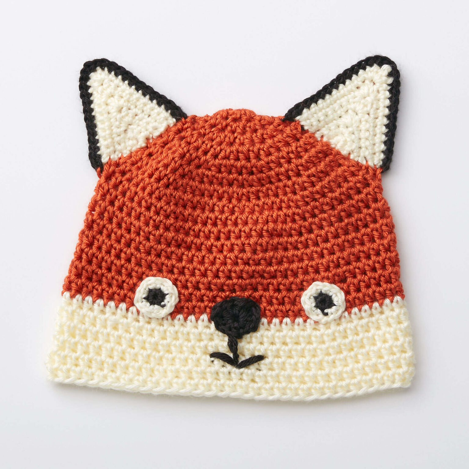 Fox Hat in Caron Simply Soft - Free Pattern - Crafts Ideas
