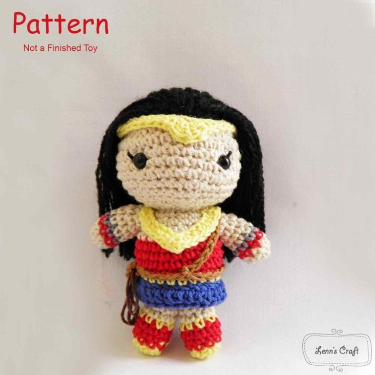 Wonder woman Amigurumi- Free Pattern - Crafts Ideas