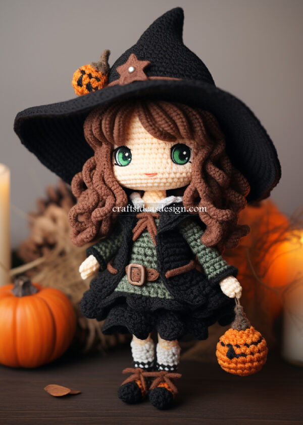10 Witch Amigurumi : Perfect Halloween Decorations - Crafts Ideas