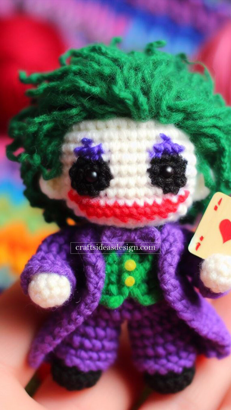 Joker Amigurumi: Crafting Chaos with Crochet