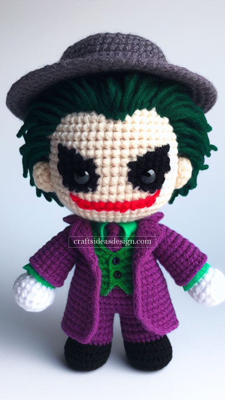 Joker Amigurumi: Crafting Chaos with Crochet