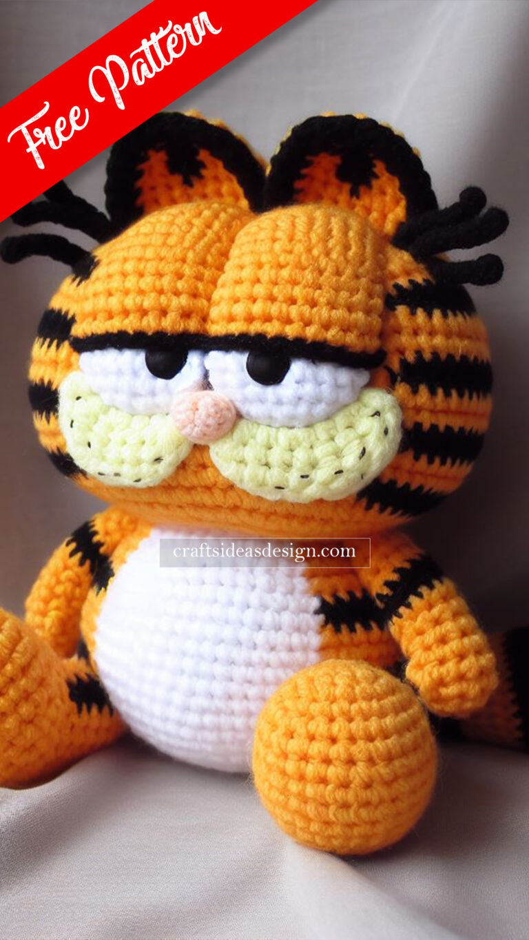 Garfield Amigurumi - Free Pattern