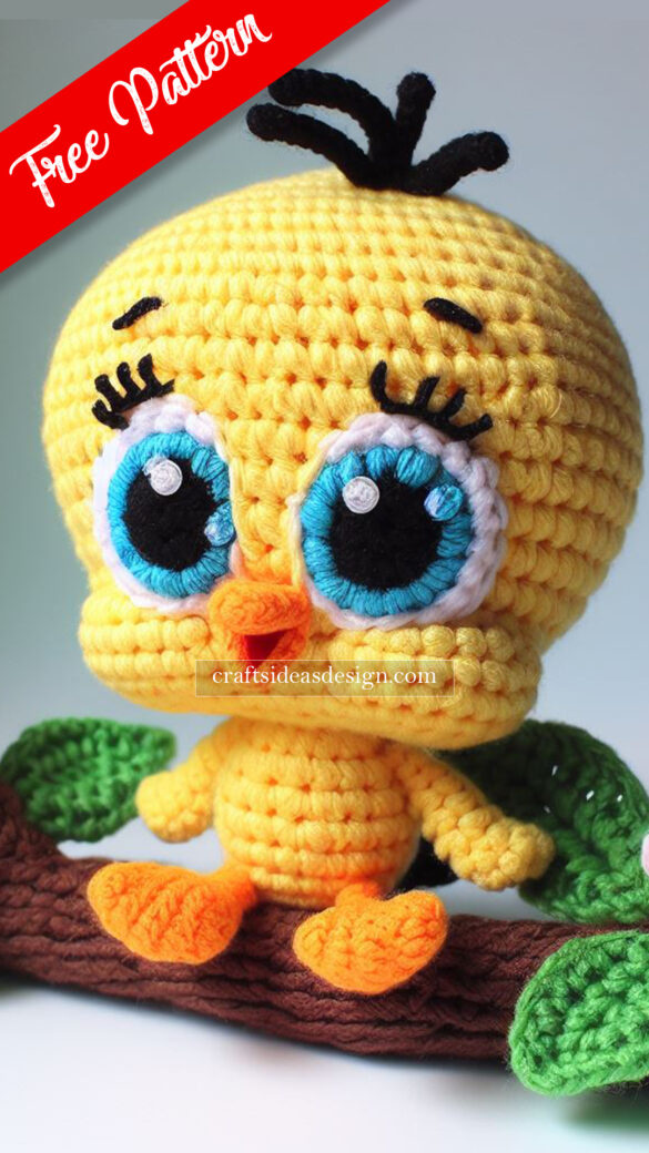 Tweety Bird Amigurumi - Free Pattern - Crafts Ideas
