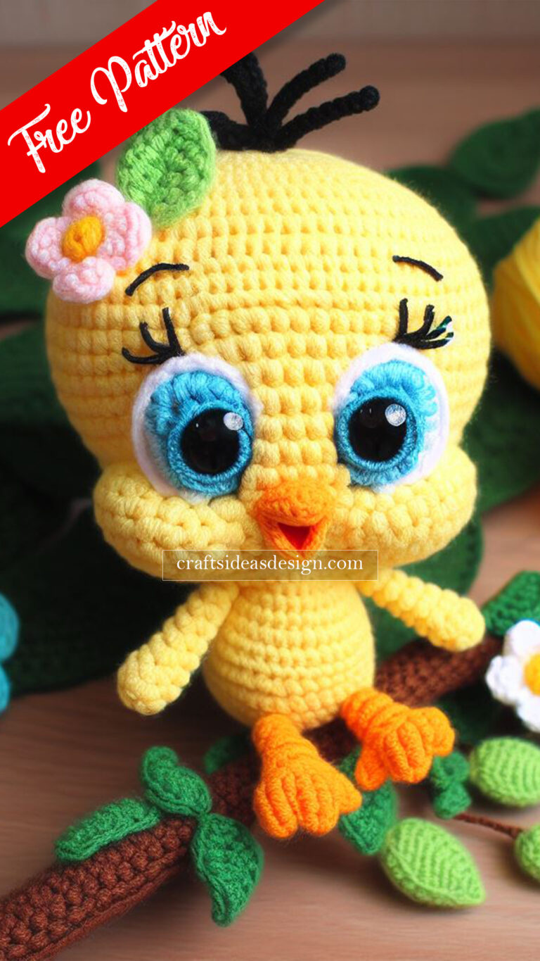 Tweety Bird Amigurumi - Free Pattern - Crafts Ideas