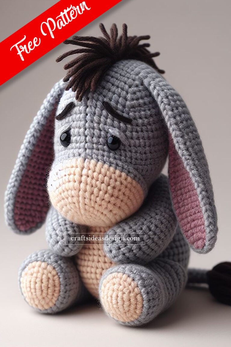 Eeyore Amigurumi - Free Pattern