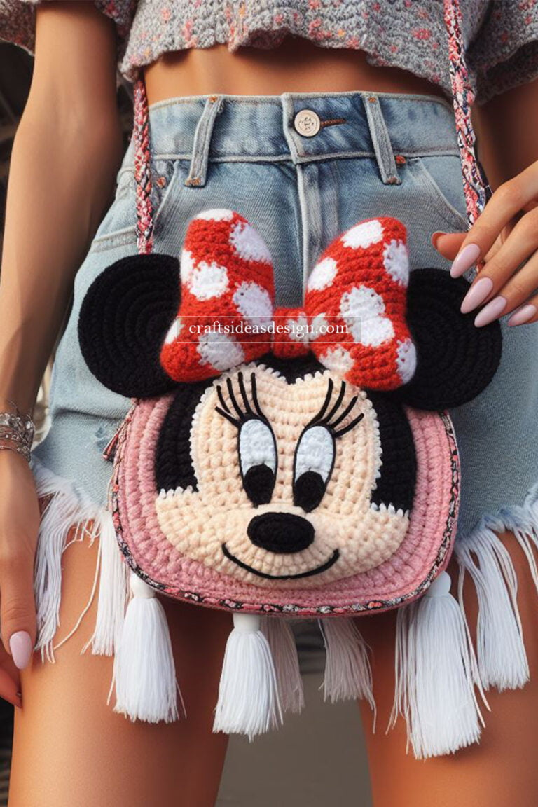 5 Crochet Minnie Mouse Bag