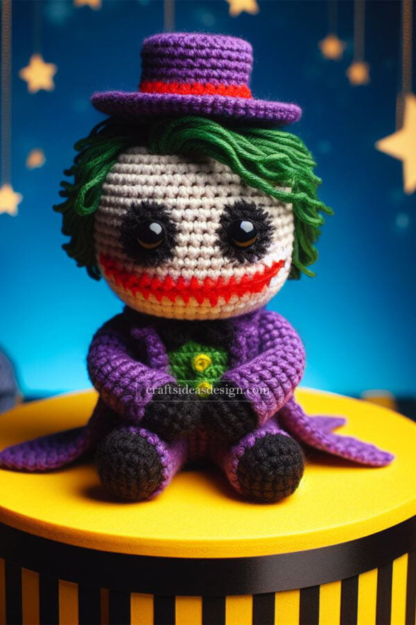 Joker Amigurumi: Crafting Chaos with Crochet