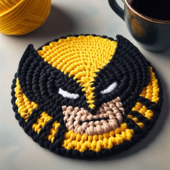 Wolverine Crochet Coaster Pattern - Crafts Ideas