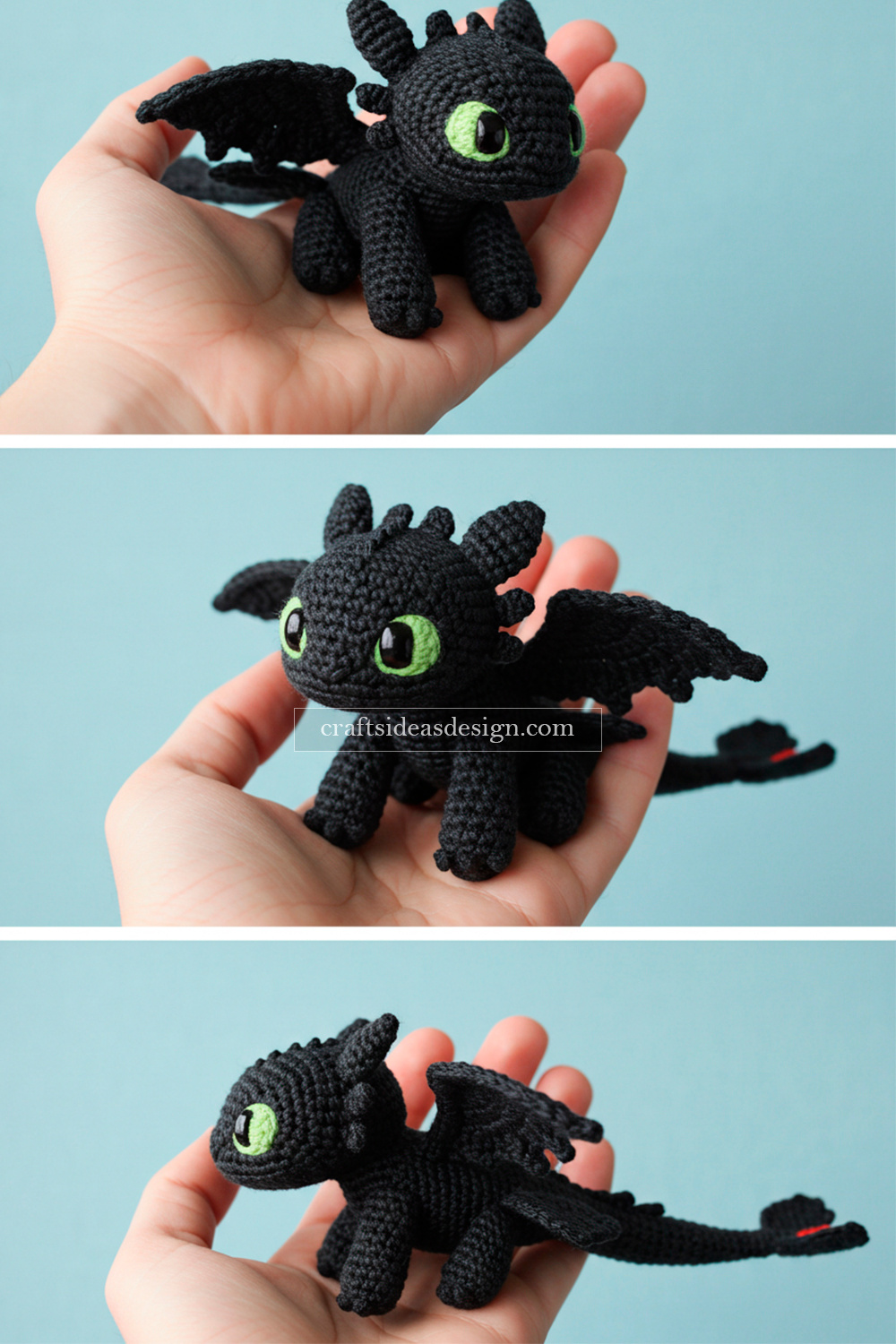 How to Crochet Your Own Adorable Toothless Amigurumi - Crafts Ideas