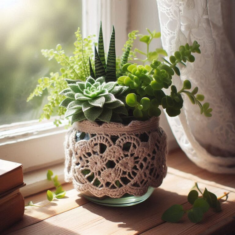Crochet Plant Pot Cover