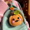 Cute Pumpkin Keychain