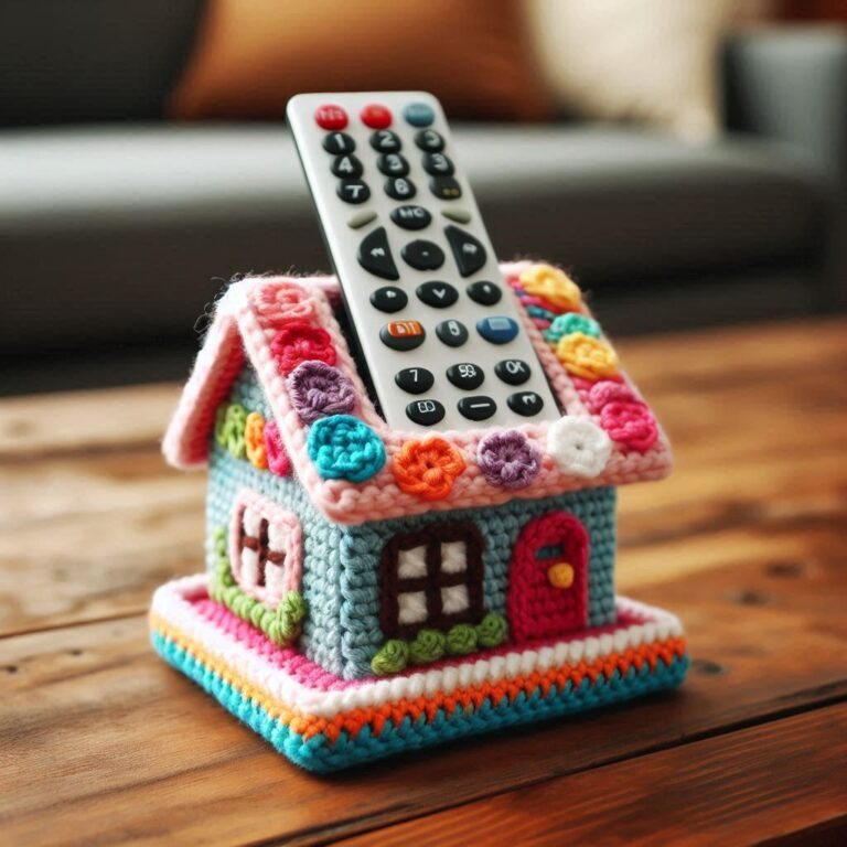 Crochet Remote Control Holder