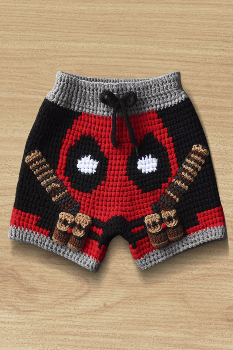 Adorable Crochet Superhero Shorts for Kids: Unique Handmade Styles ...