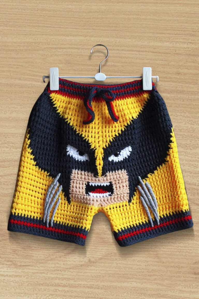 Adorable Crochet Superhero Shorts for Kids: Unique Handmade Styles ...