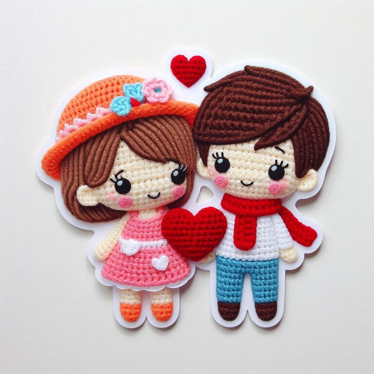 Adorable Crochet Fridge Magnets for Valentine’s Day - Crafts Ideas