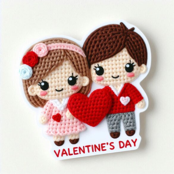Adorable Crochet Fridge Magnets for Valentine’s Day - Crafts Ideas