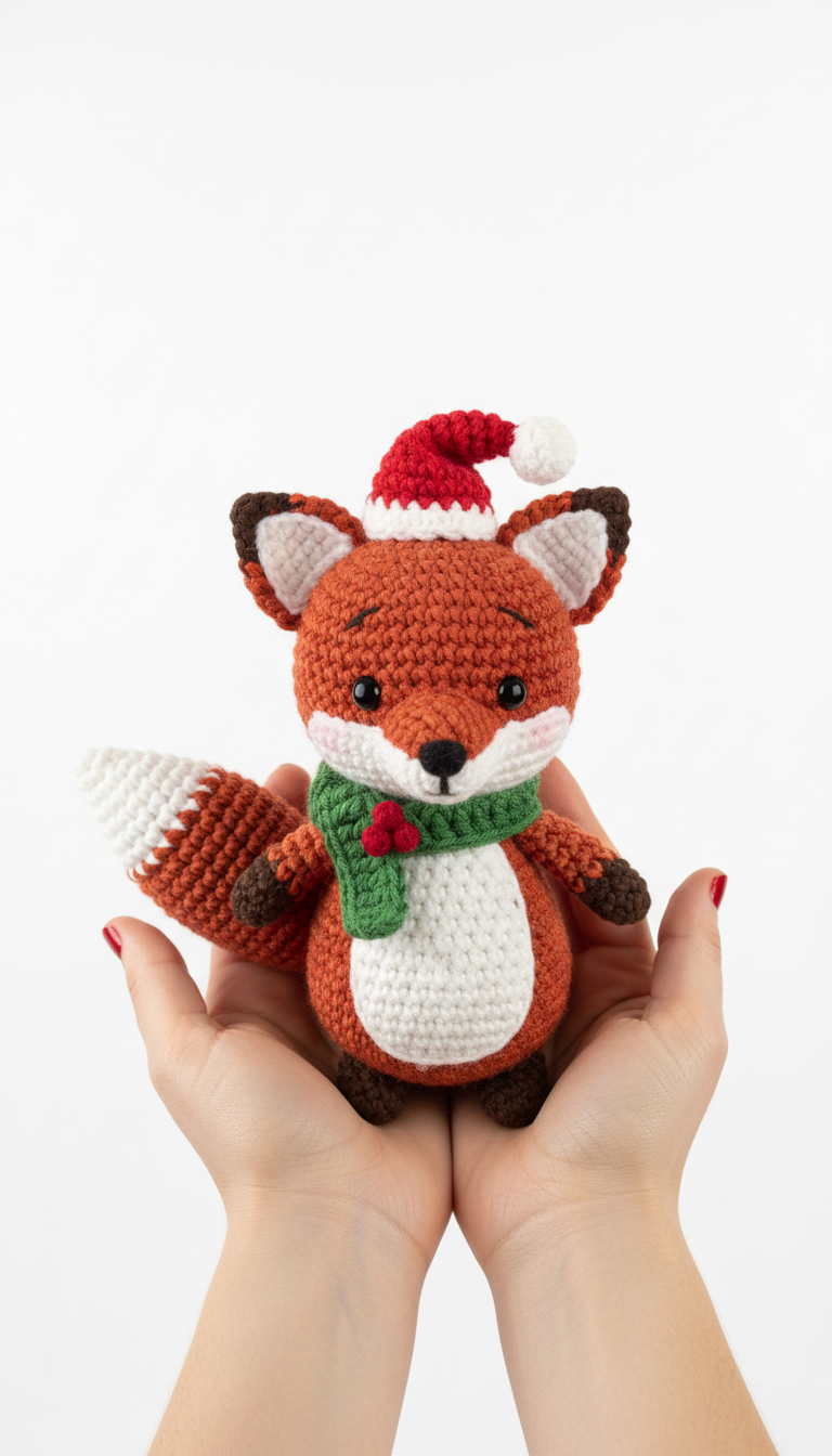 Holly Jolly Fox Amigurumi: Free Christmas Crochet Pattern - Crafts Ideas