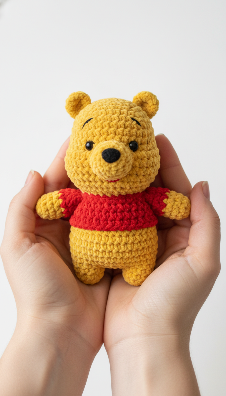 Cuddle-Ready Winnie the Pooh Amigurumi Crochet Pattern: Craft Your Own Classic Bear! - Crafts Ideas