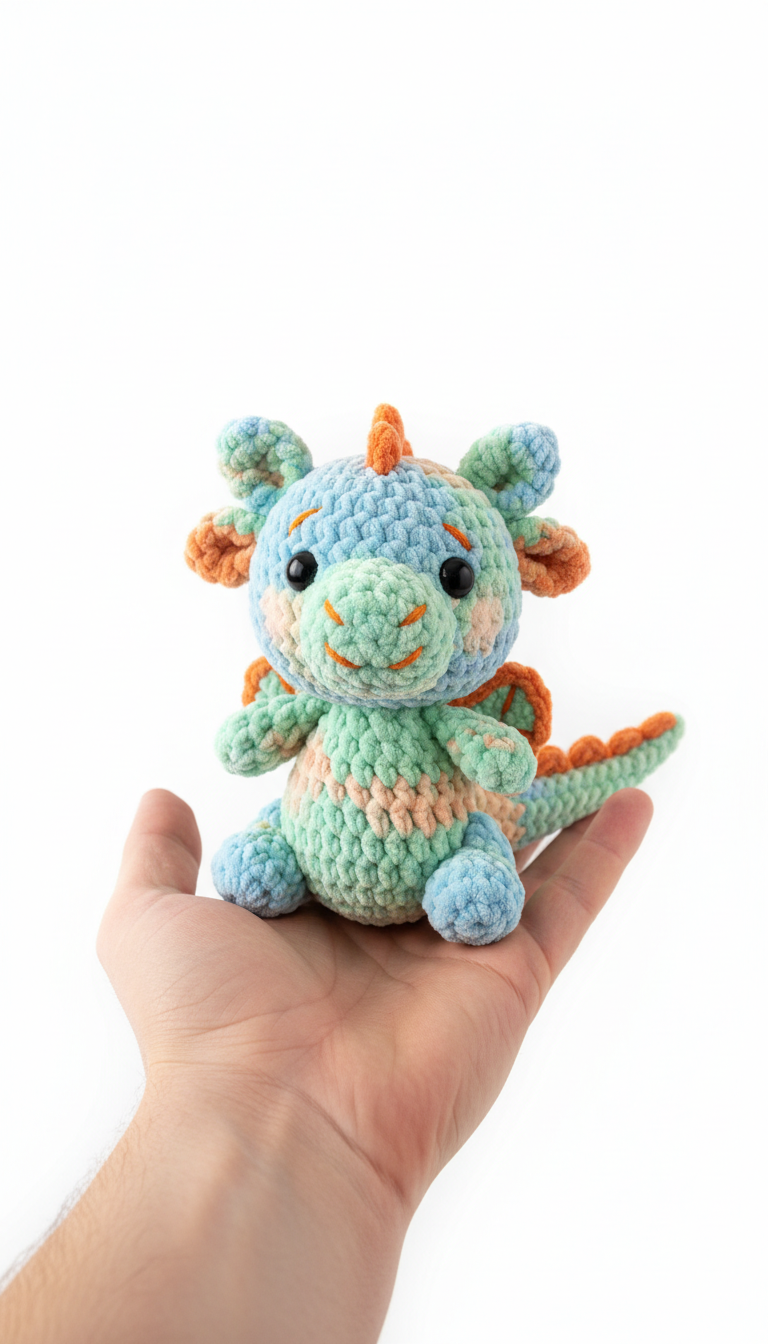 Cuddle-Ready Kawaii Crochet Dragon Pattern: Your New Amigurumi Friend ...