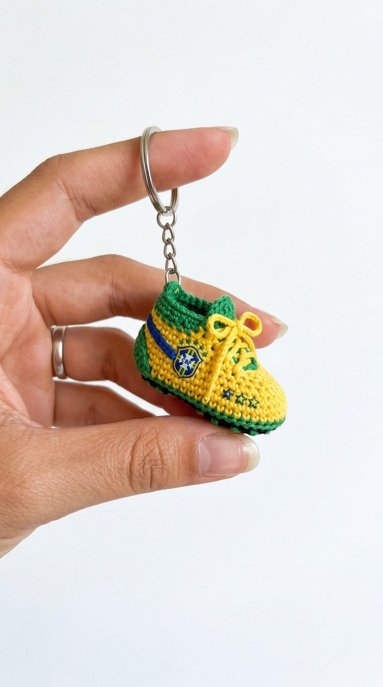 Score Big with this FREE Crochet Soccer Shoe Keychain Pattern! - Crafts ...